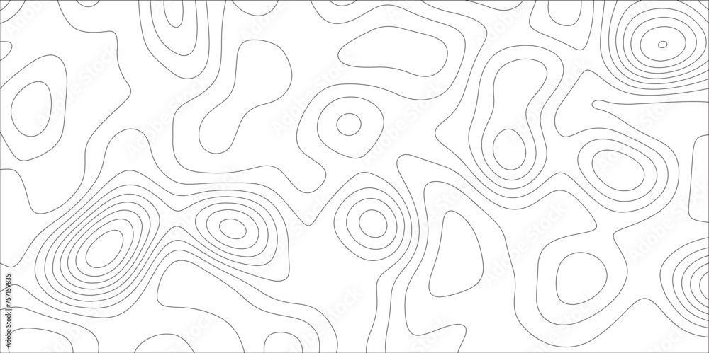 Abstract lines background. Contour maps. Vector illustration. The ...