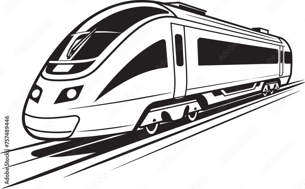 Turbo Transit Dynamic Emblematic Design of Bullet Train Rapid Rail ...