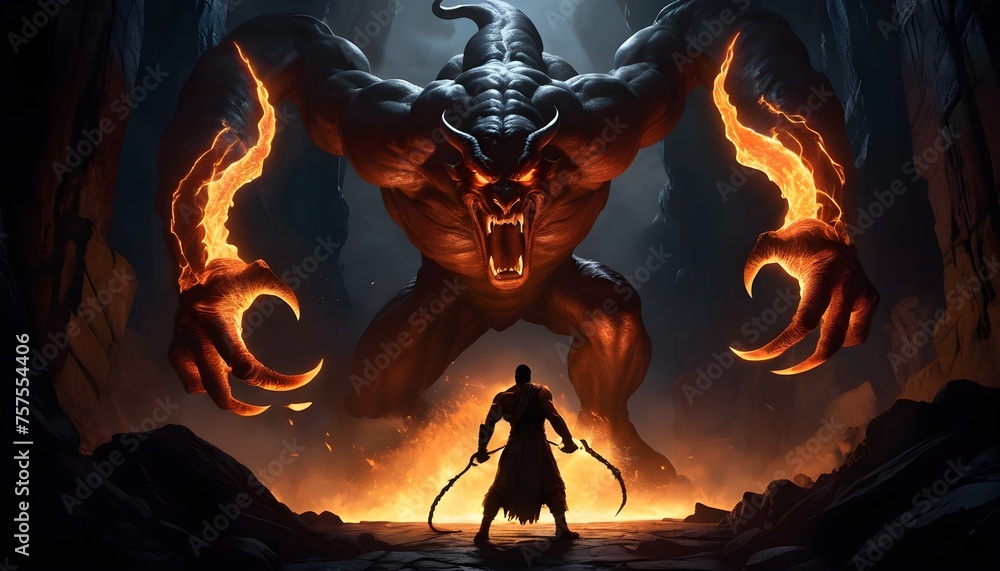 Unleashing Hellfire: The Ferocious Demon of Flames - An Epic Tale of ...