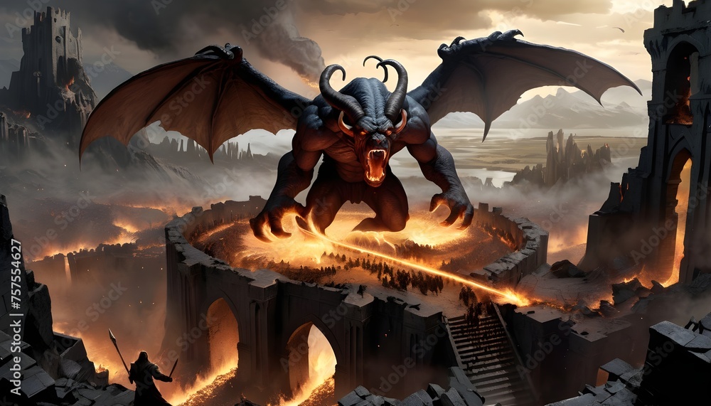 Unleashing Hellfire: The Ferocious Demon of Flames - An Epic Tale of ...