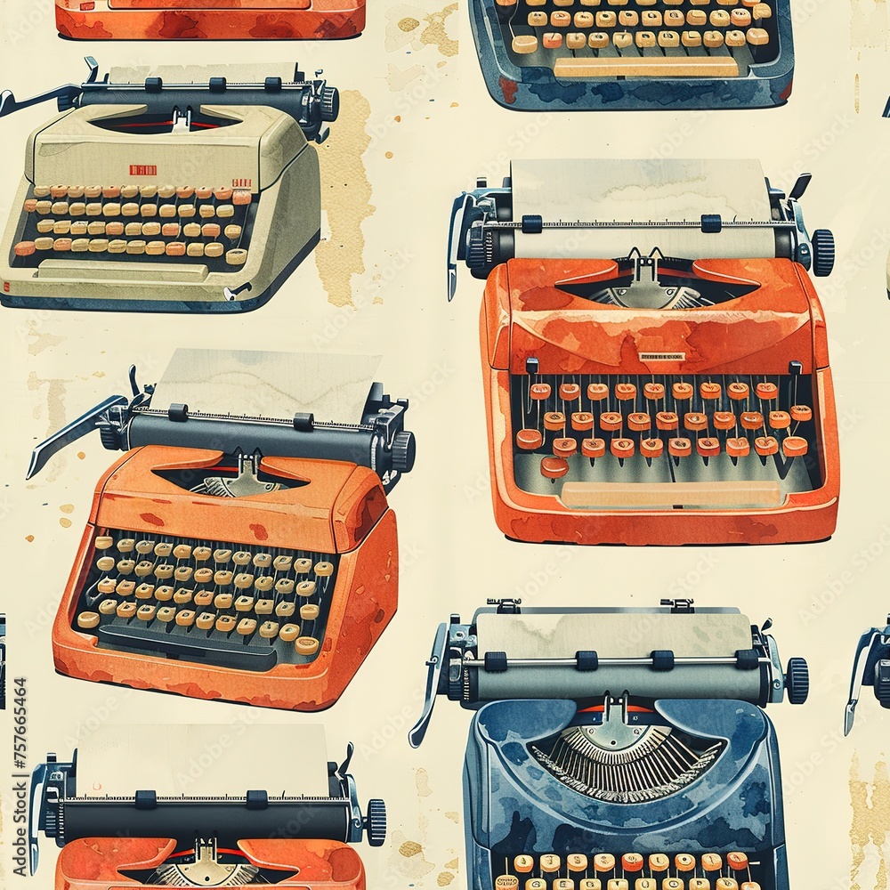 Vintage Typewriters: Designs inspired by classic writing instruments ...