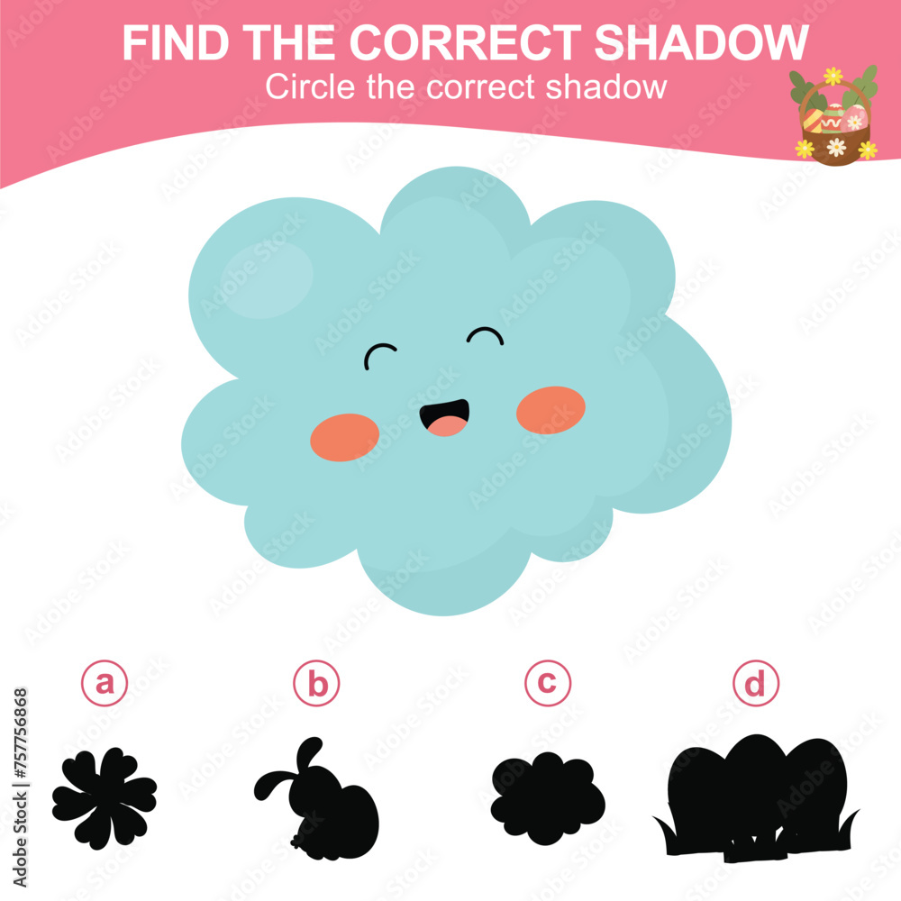 Find the correct shadow. Worksheet for kid. Matching shadow game for ...