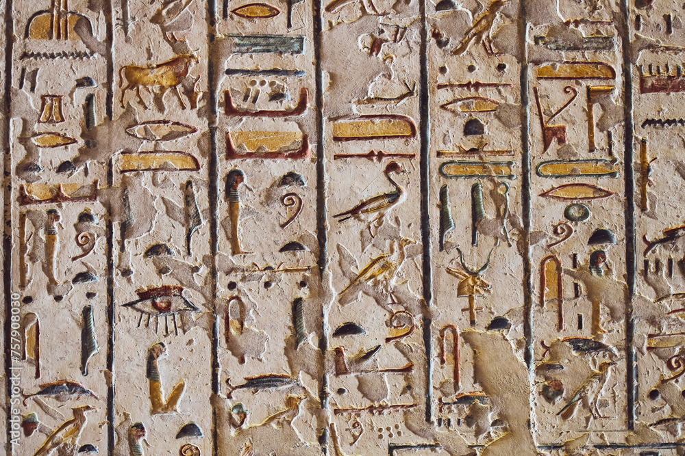 Egyptian hieroglyphs. Ancient symbols. Historical background. Ancient ...