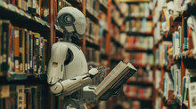 Robot Reading Information Free Stock Photo - Public Domain Pictures