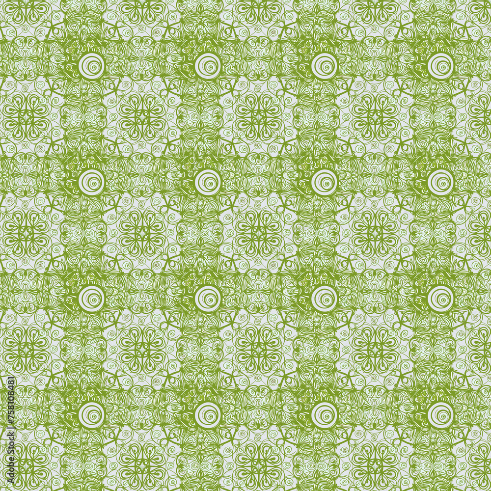 Pattern inspired by the symmetry and organic shapes found in nature, の ...