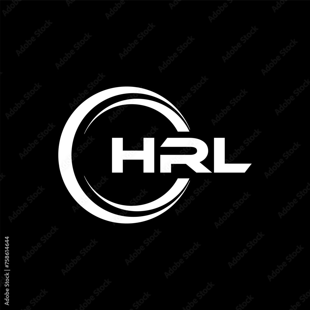 HRL Letter Logo Design, Inspiration for a Unique Identity. Modern ...