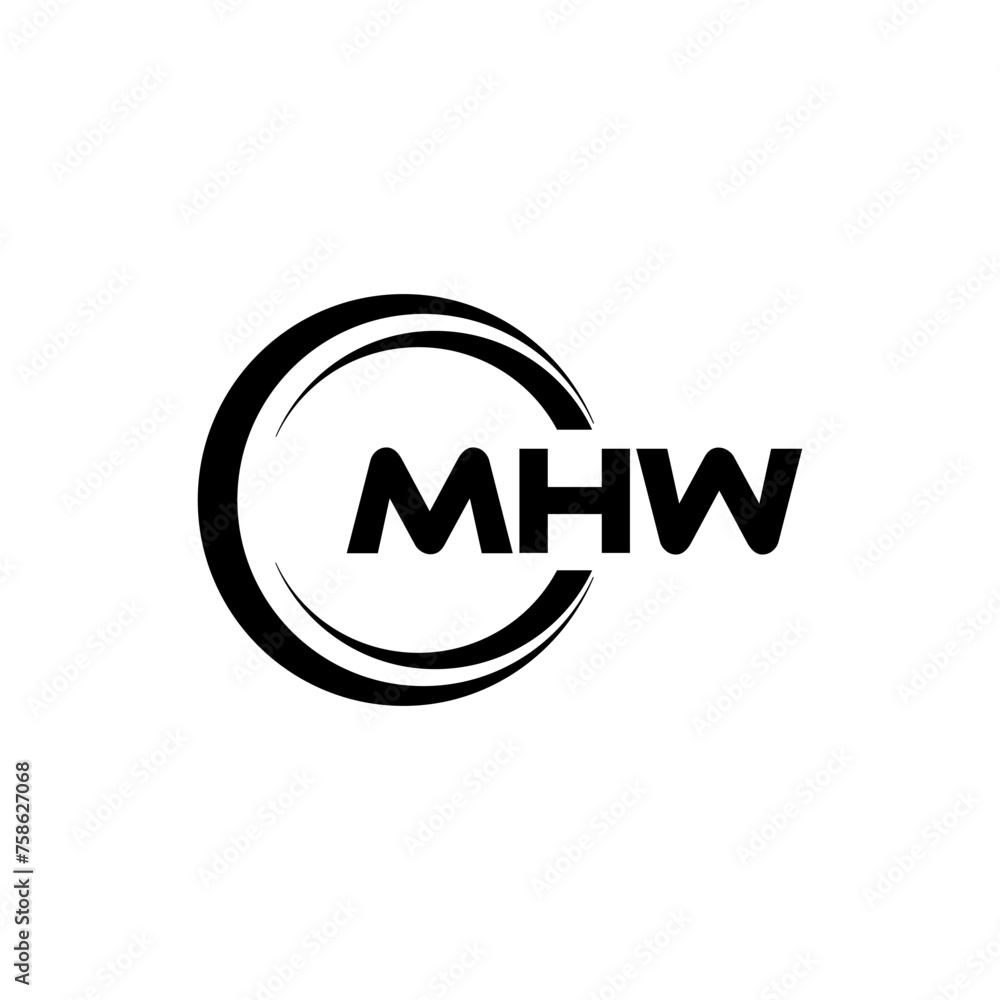 MHW Logo Design, Inspiration for a Unique Identity. Modern Elegance and ...