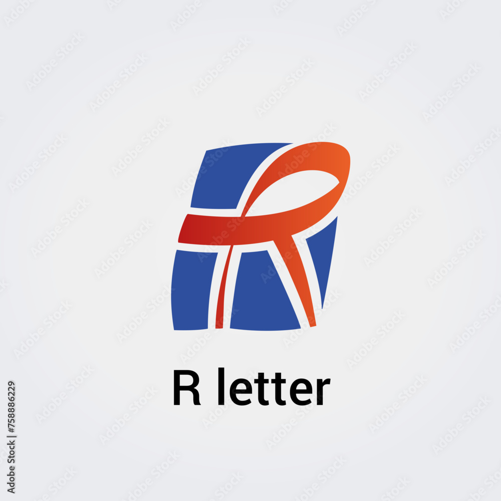 Icone Lettre R pour Design Logos, Symbole, Illustration Pictogramme ...