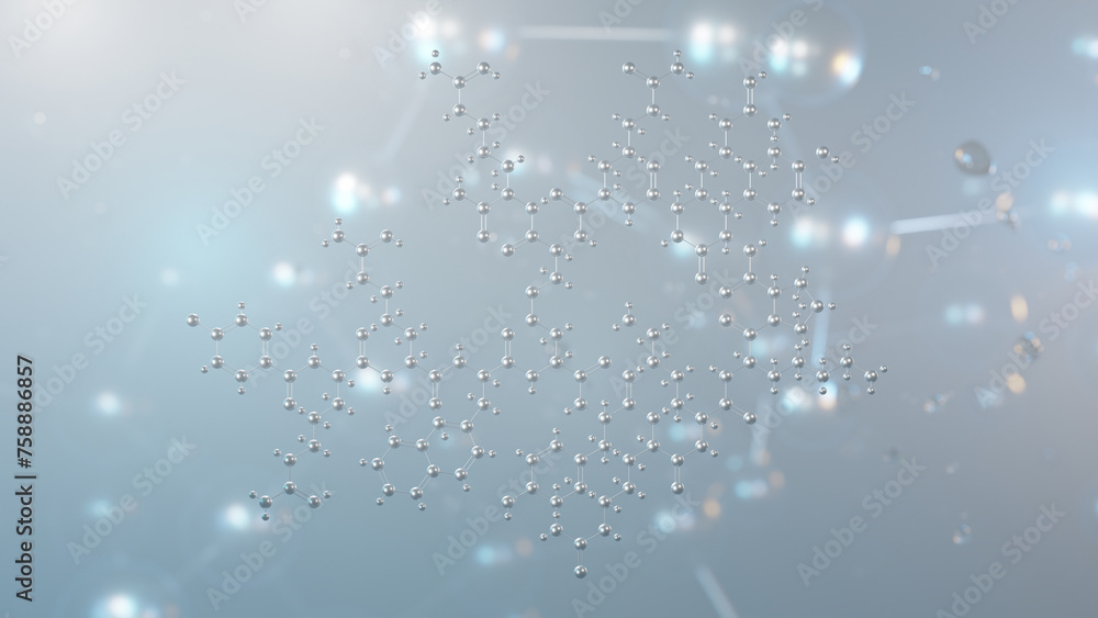 motixafortide molecular structure, 3d model molecule, aphexda ...