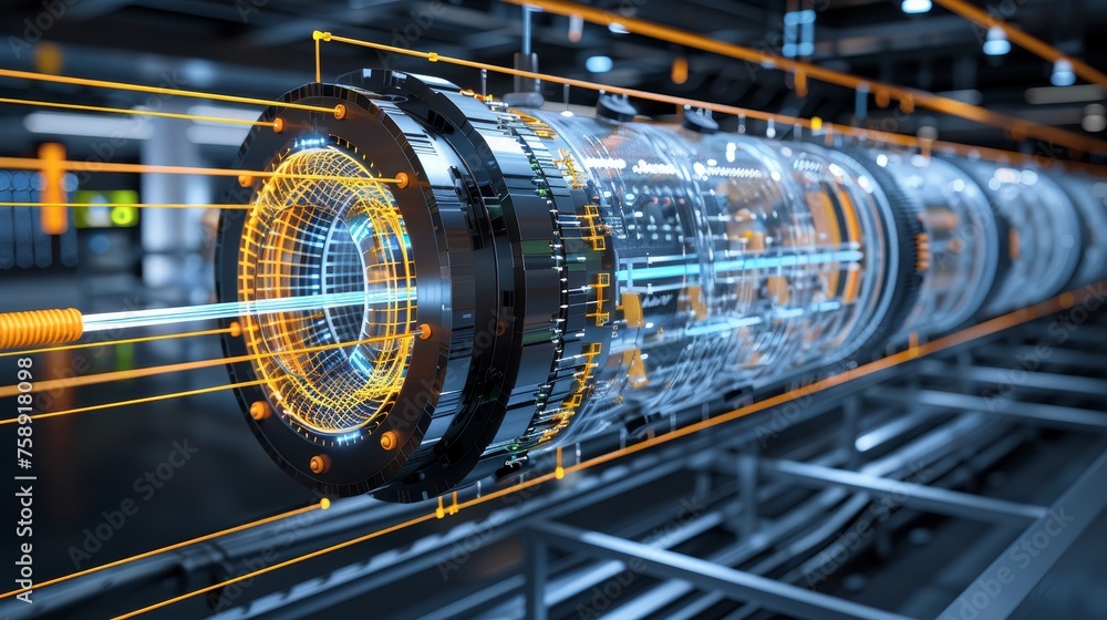 Comprehensive diagram depicts detailed structure of fiber optic cable ...