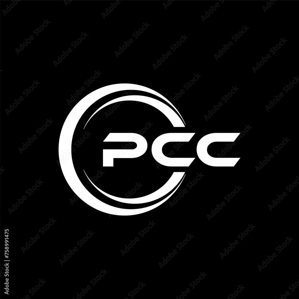 Vector de Stock PCC Letter Logo Design, Inspiration for a Unique ...