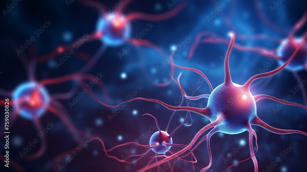 neuron, illustration, brain, science, anatomy, biology, neural, diagram, synapse, cell, cortex ...