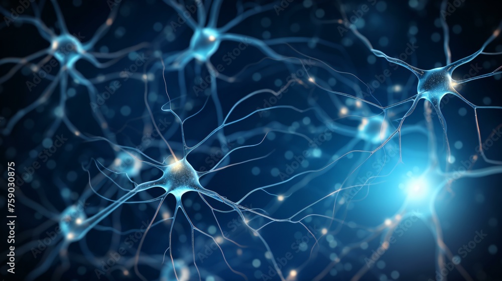 neuron, illustration, brain, science, anatomy, biology, neural, diagram, synapse, cell, cortex ...