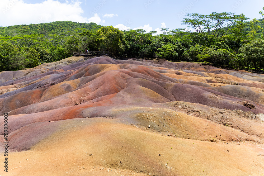 The beautiful Seven Colored Earth (Terres des Sept Couleurs), Chamarel ...