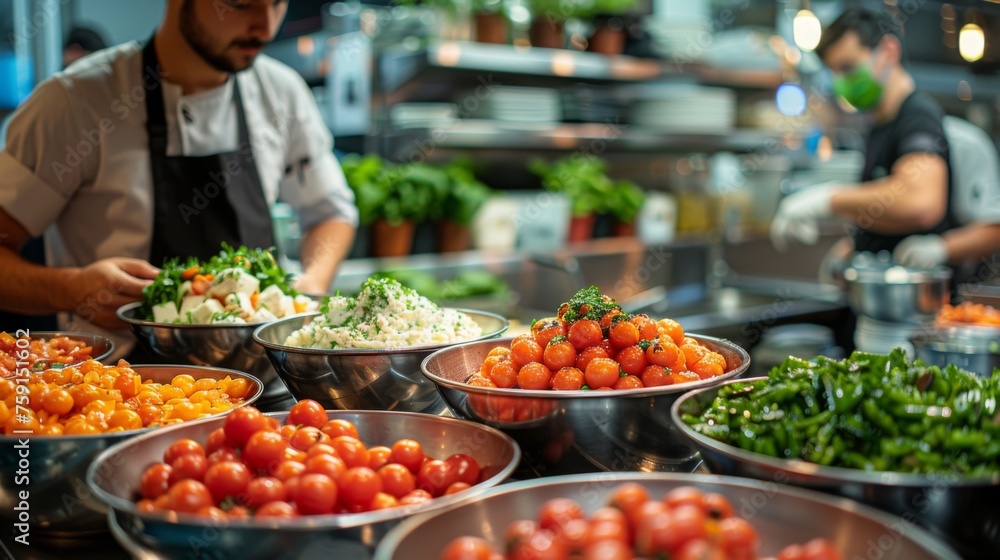 A series of team-building cooking competitions in the office kitchen ...