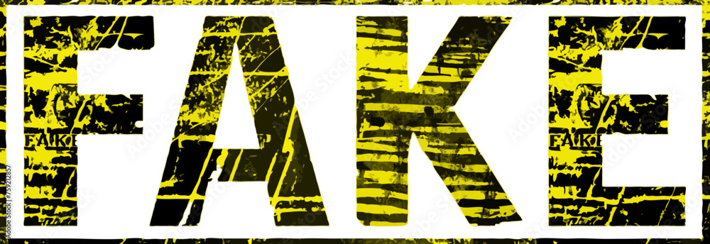 VINTAGE YELLOW FAKE STAMP, Mark, Text, Word, Texture, Label, Isolated ...