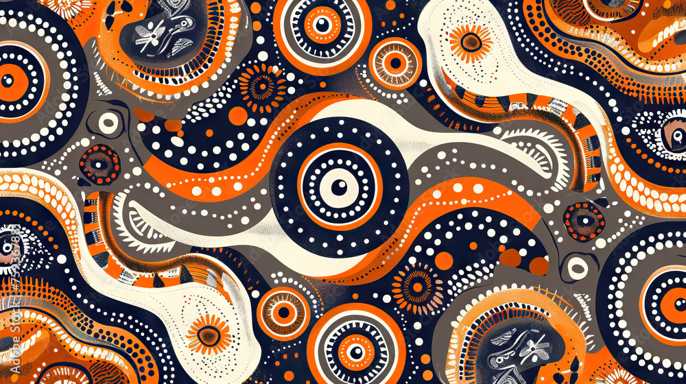 Aboriginal Dreamtime Designs: Patterns Reflecting Australian Indigenous ...