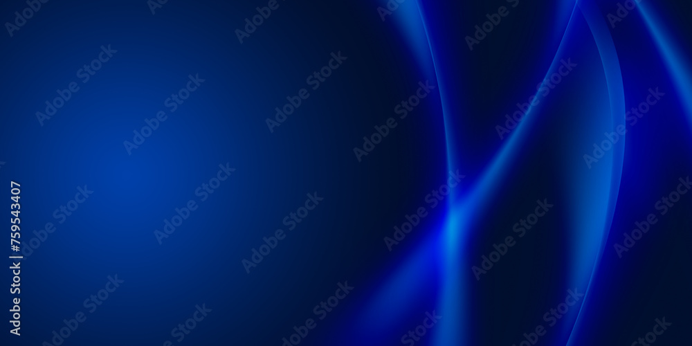Illustration Stock Graphic illustration, dark blue wallpaper. curved ...