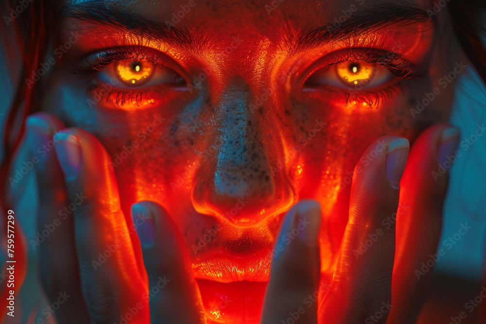 A person using sign language to convey a heartfelt message ...