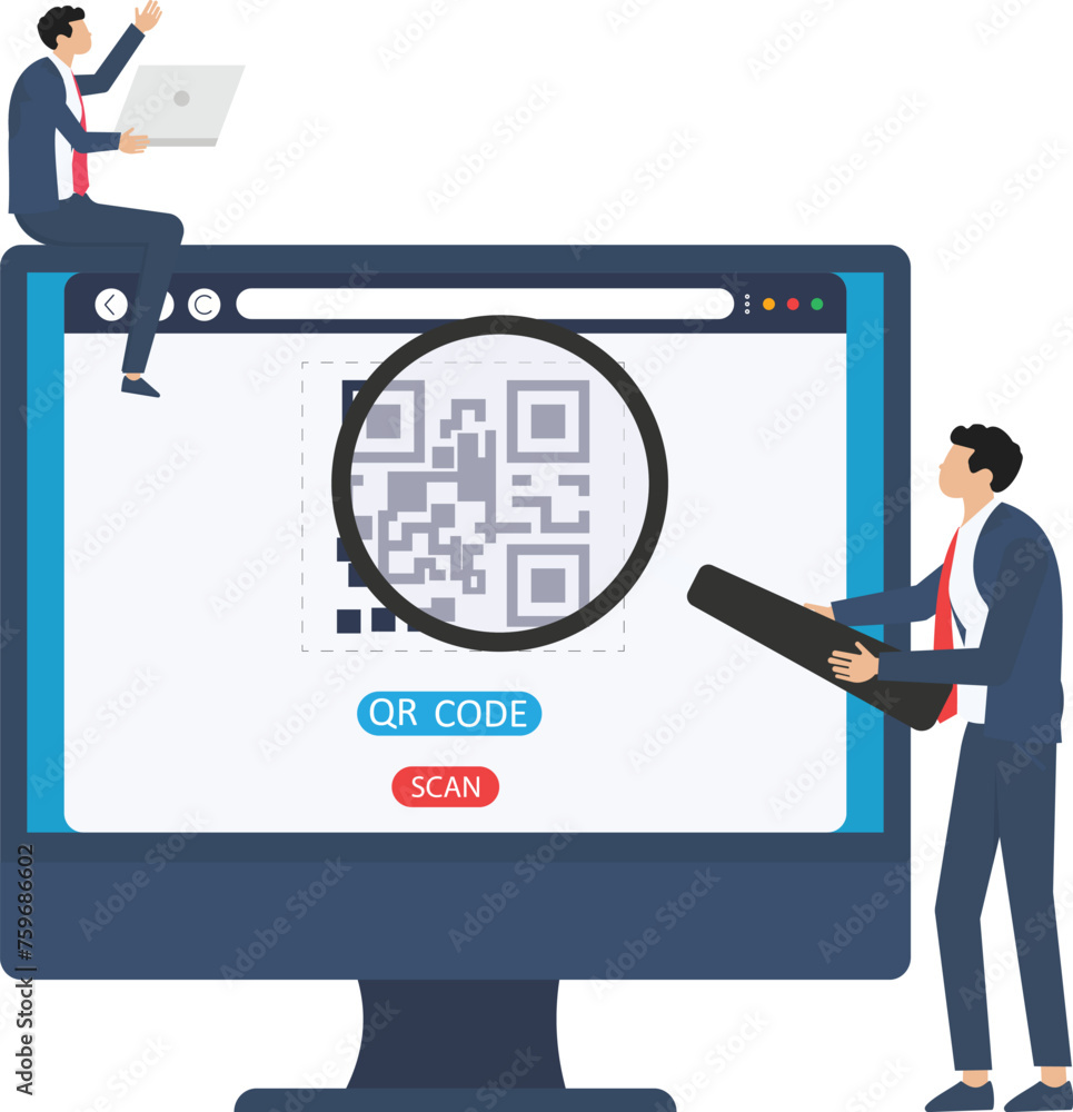 Adobe Illustrator Scan QR code and Scan QR code to Mobile Phone ...