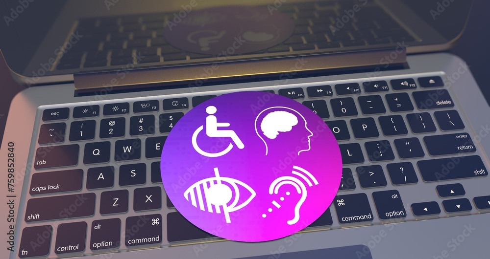 Disabled, Disability Signs, Icons are Visual Presentation - Visual ...