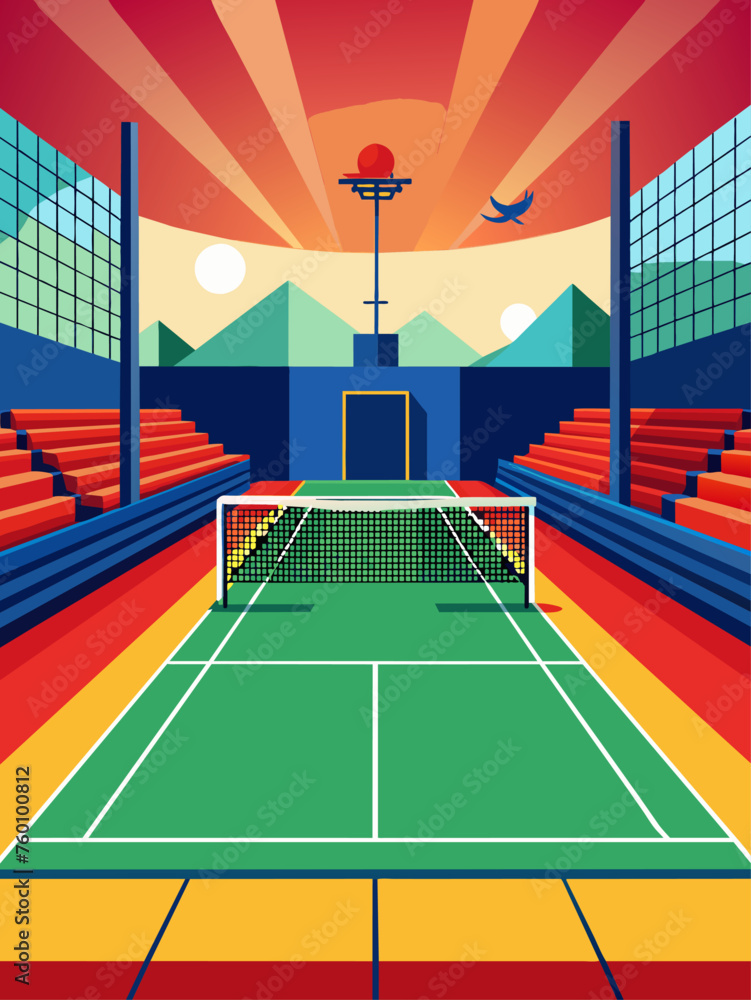 badminton background Stock Vector | Adobe Stock