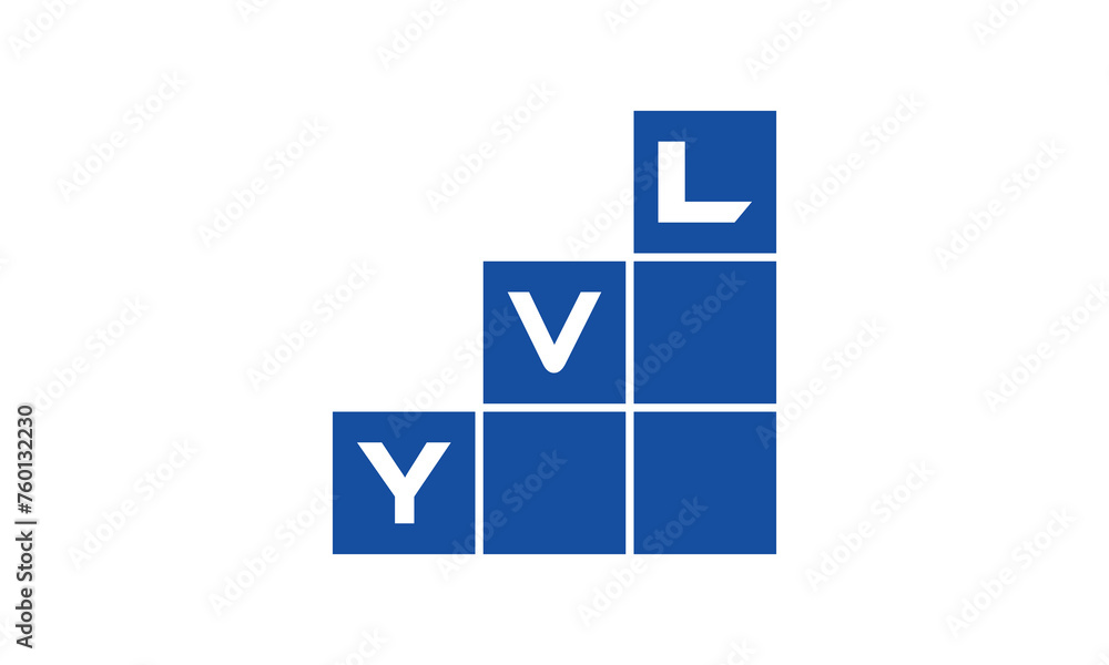 YVL initial letter financial logo design vector template. economics ...
