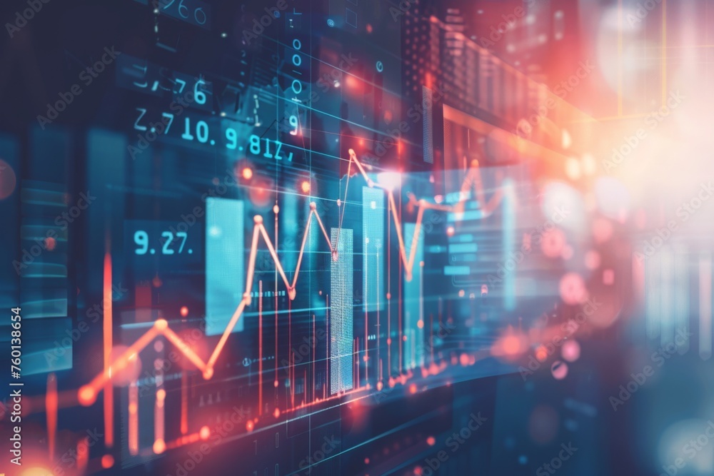 An upward curving arrow symbolizing financial growth and success ...