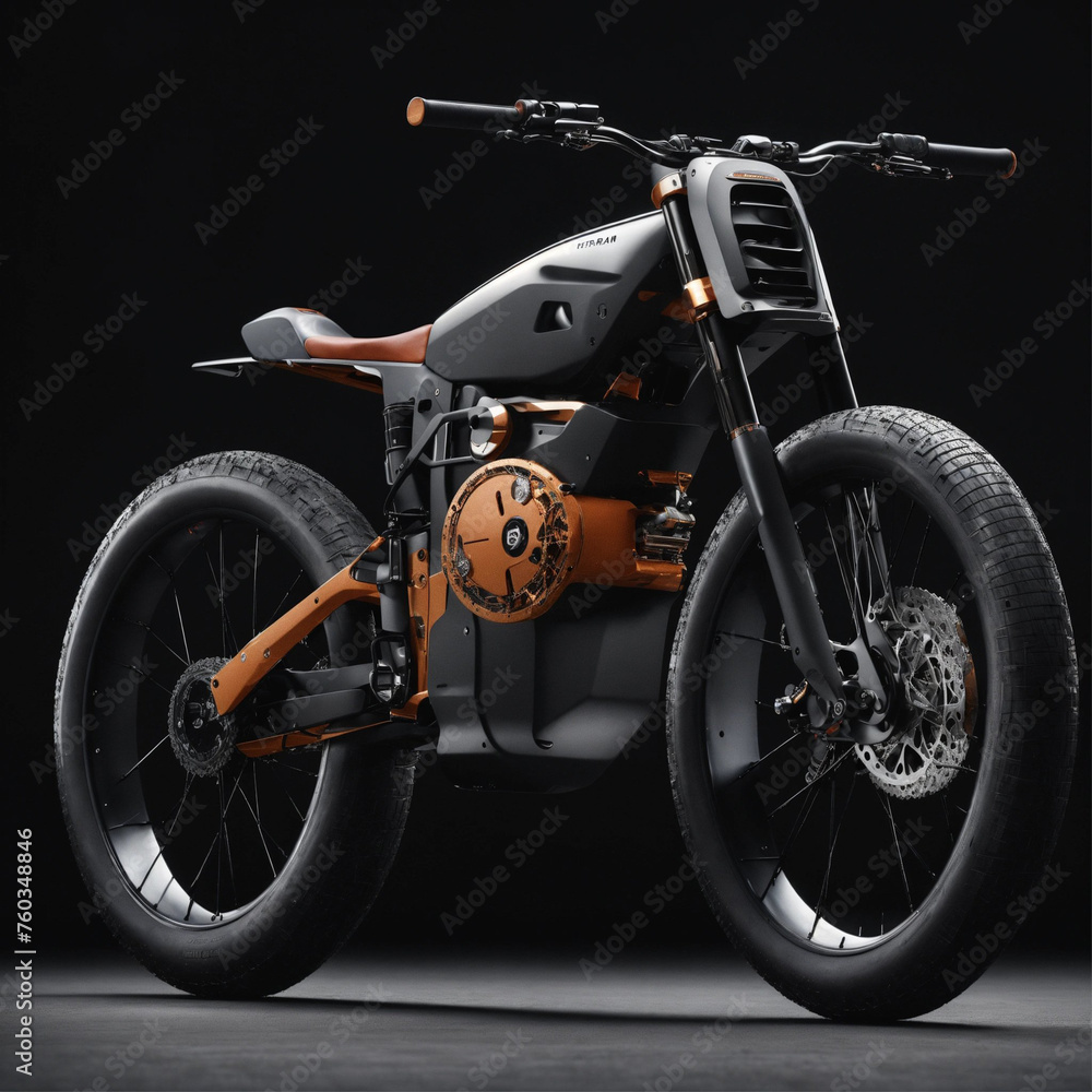 ultra futuristic minimal design bike Designed by 8k resolution,hyper ...