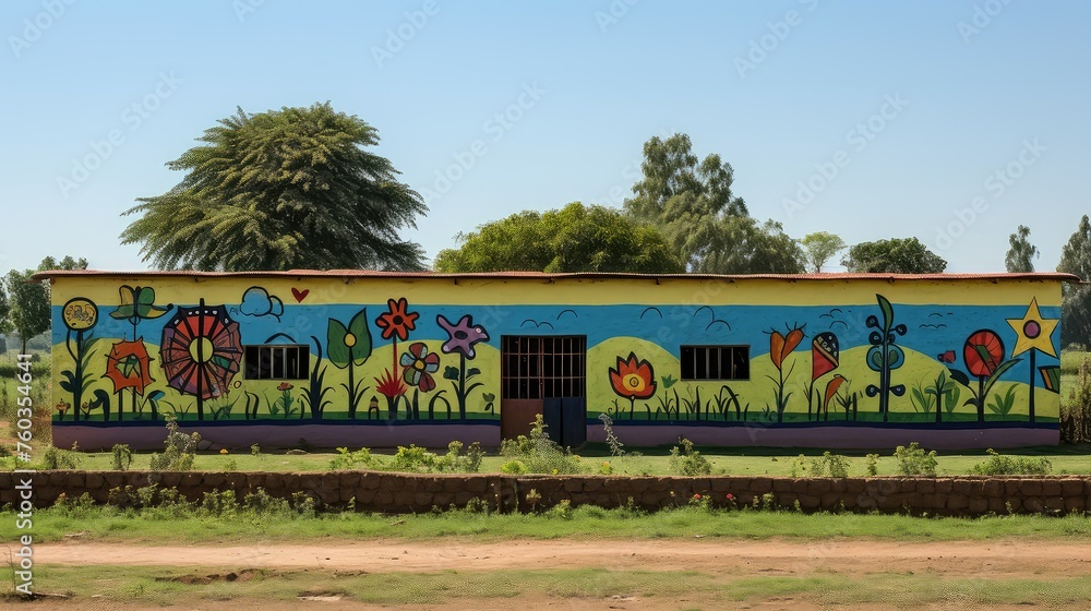 gymnasium primary school building illustration auditorium hallway ...