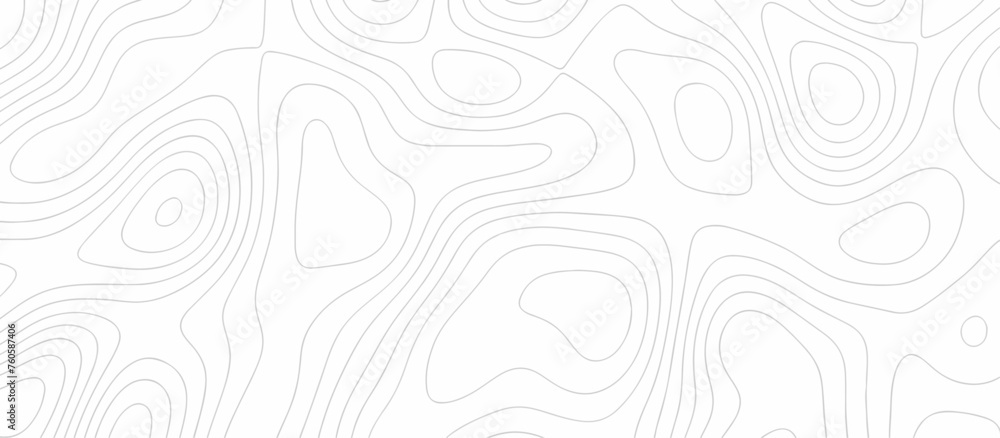 Abstract topography wavy line map background. vector illustration ...