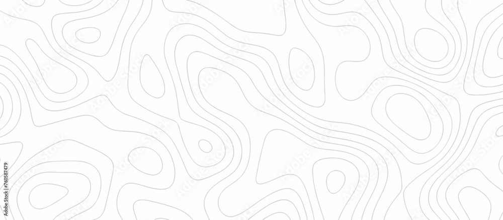 Abstract topography wavy line map background. vector illustration ...