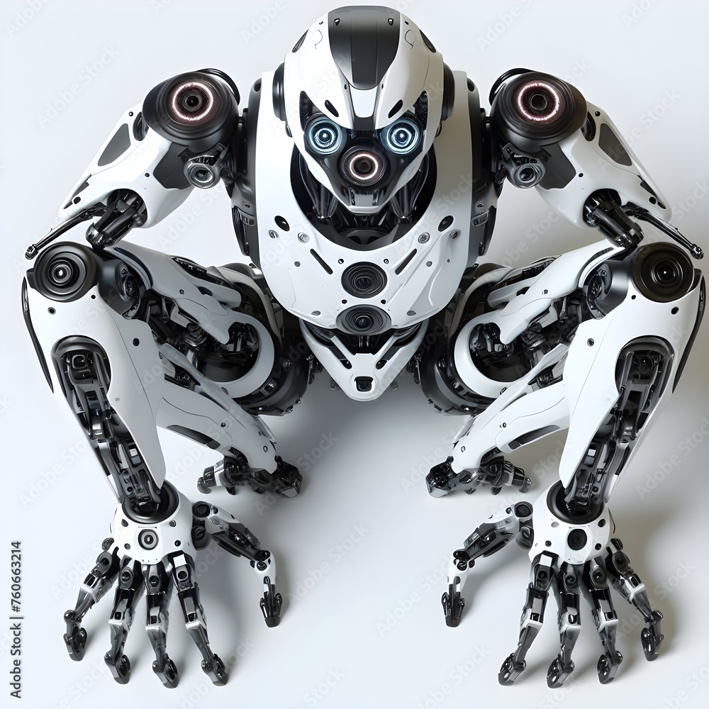 AI GENERATES 3D FUTURISTIC APE SIMPANSE MONKEY PRIMATES HUMANOID SMART ...