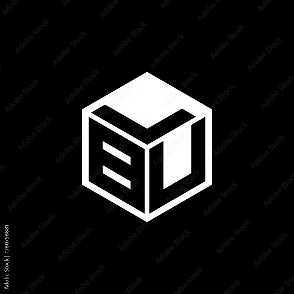 BUL letter logo design in illustration. Vector logo, calligraphy ...
