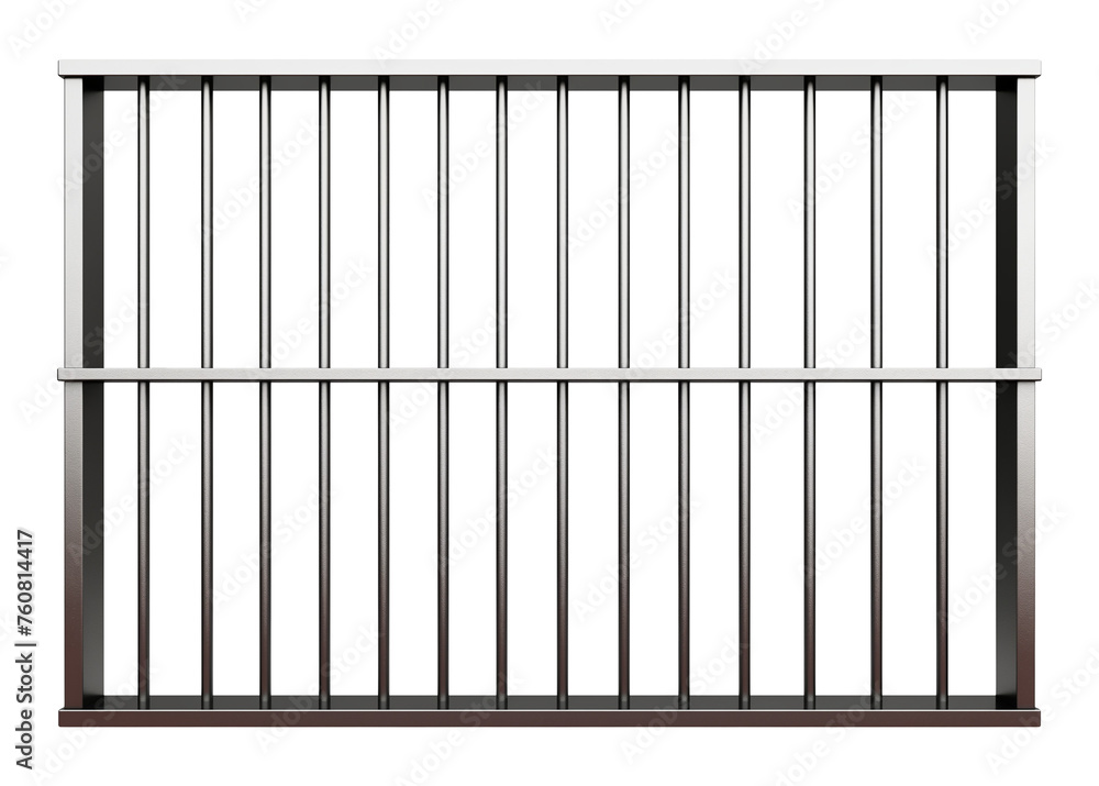 Prison Jail Stainless Bars Isolated on Transparent Background Stock ...