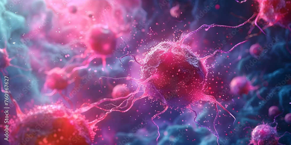 Visualization of Cancer Cells Using D Rendering. Concept Medical ...
