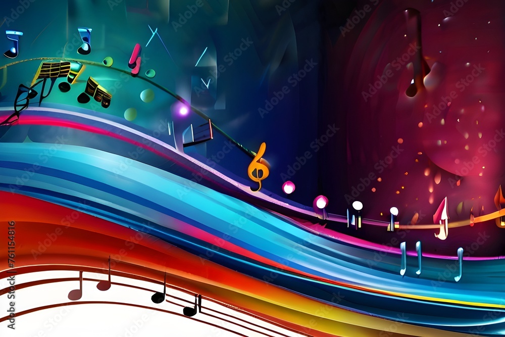 music background, musical wallpaper, abstract music background, hd ...