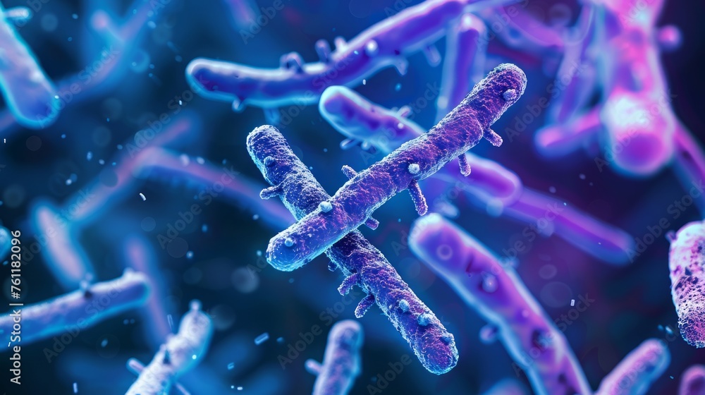 Mycobacterium tuberculosis, also known as Koch bacillus, a species of ...