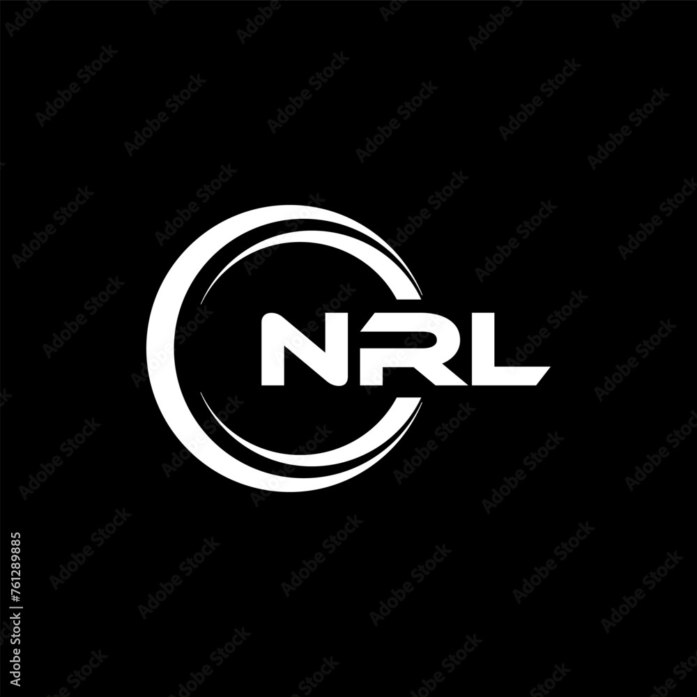 Vector de Stock NRL Logo Design, Inspiration for a Unique Identity ...
