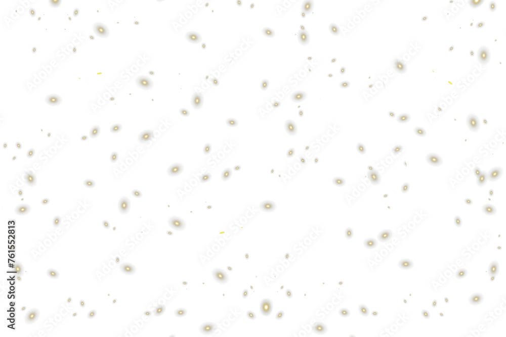 Magic firefly png, Gold fireflies png, Light effect, Mystical ...