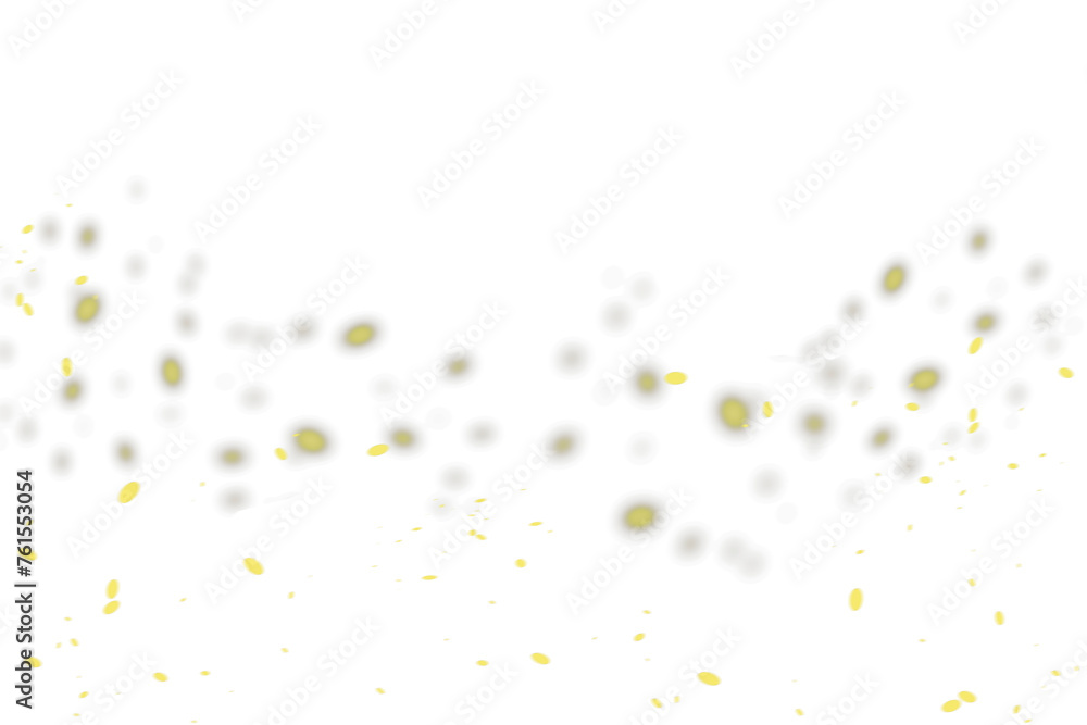 Magic firefly png, Gold fireflies png, Light effect, Mystical ...