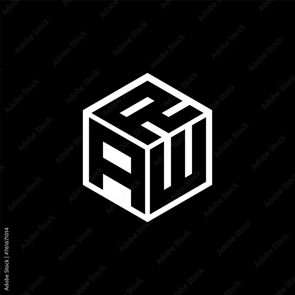 AWR letter logo design in illustration. Vector logo, calligraphy ...