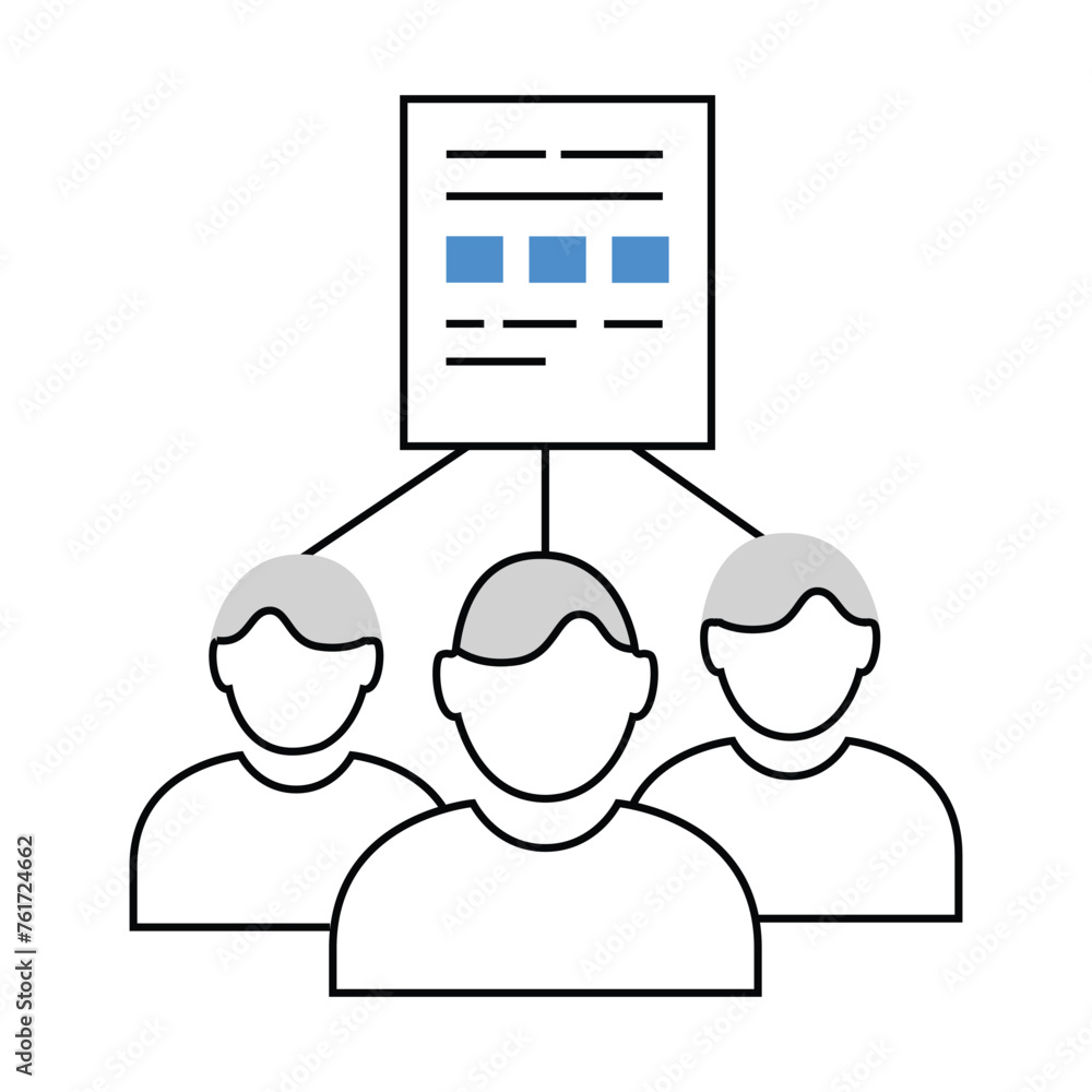 Image vectorielle Stock Stakeholder Theory icon Illustration ...