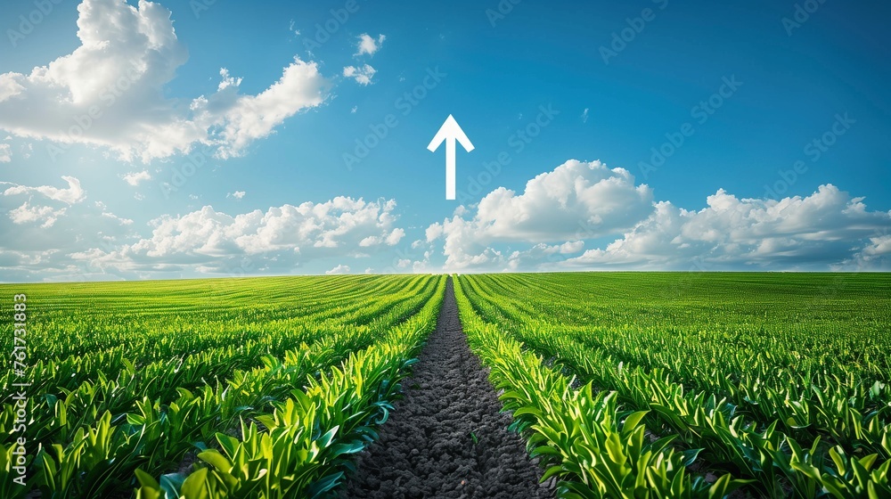 An illustration of regenerative agriculture showcasing sustainable ...