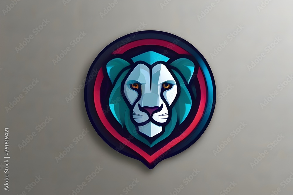lion illustration, lion head vector, lion head logo, lion logo, lion ...