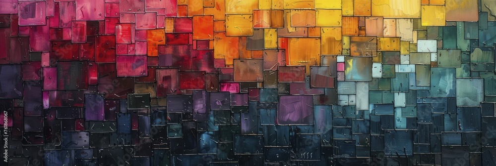 Class Structure: Abstract textures layer to depict social hierarchy ...