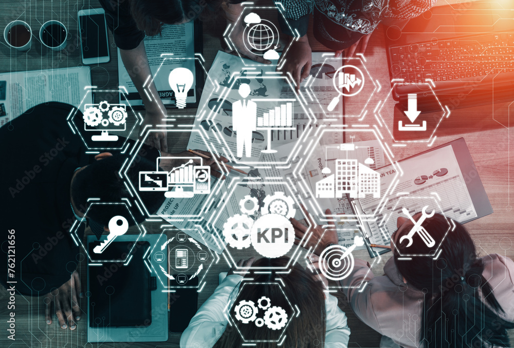 KPI Key Performance Indicator for Business Concept - Modern graphic ...