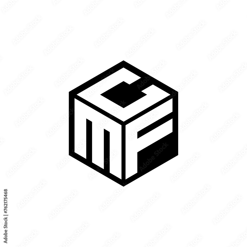 MFC letter logo design with white background in illustrator. Vector ...