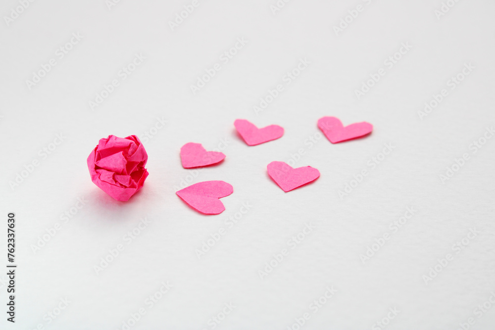 Hearts that are freed from complicated emotions Stock Photo | Adobe Stock