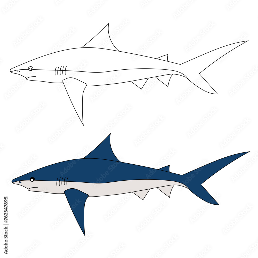 Shark Clipart Set for Lovers of Aquatic Animals, Underwater Creatures ...